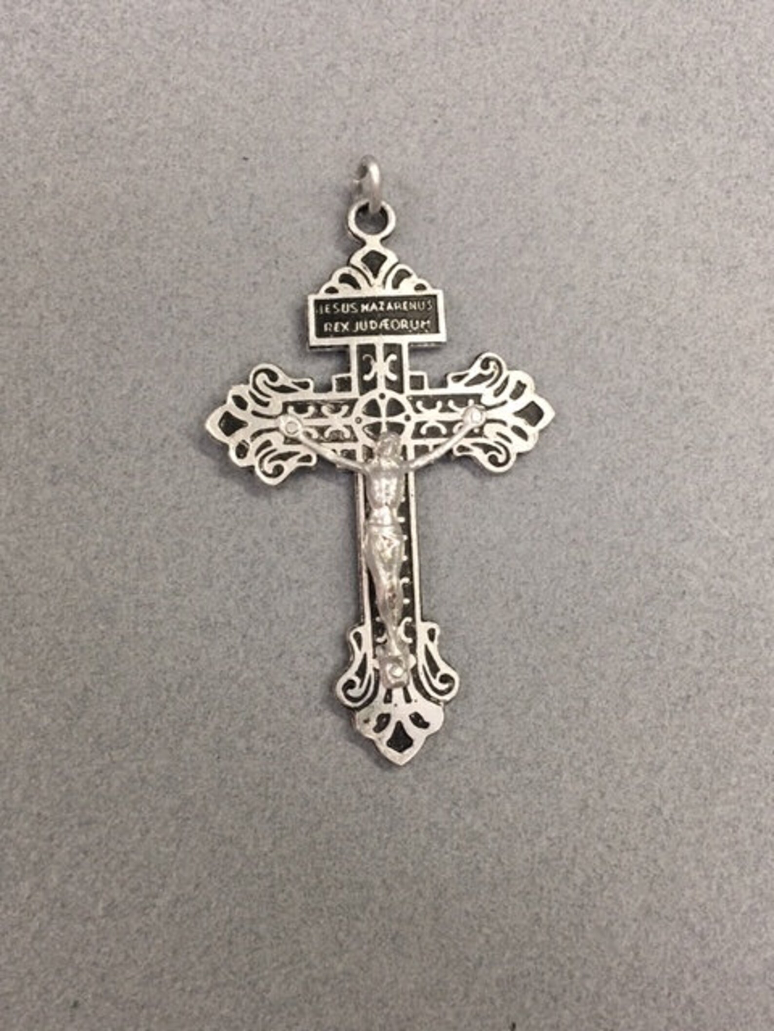 Silver Pardon Crucifix Jesus Christ Cross Indulgences - Etsy