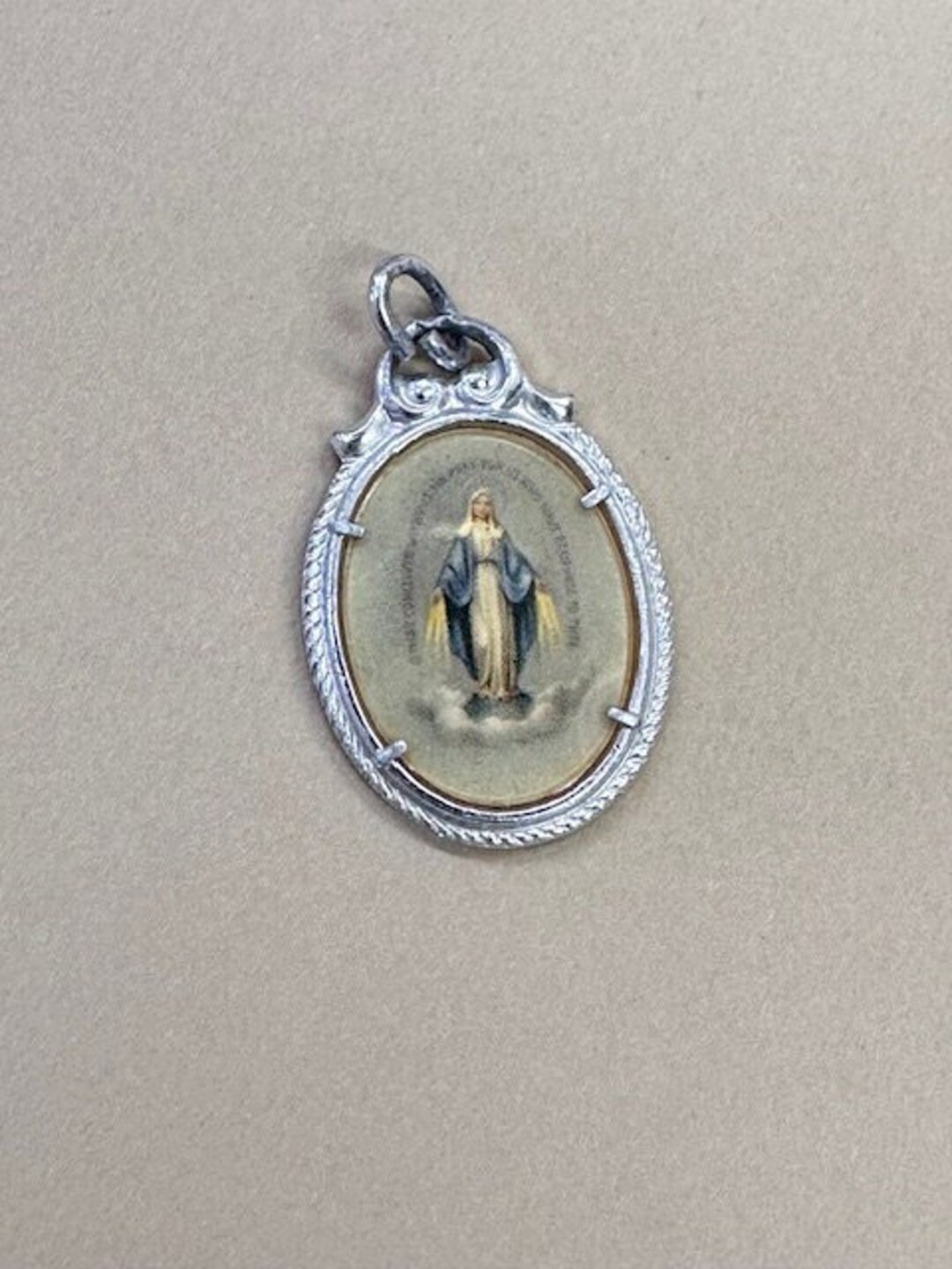 Miraculous Medal Charm Virgin Mary Protection Sick Blessed Mother ...