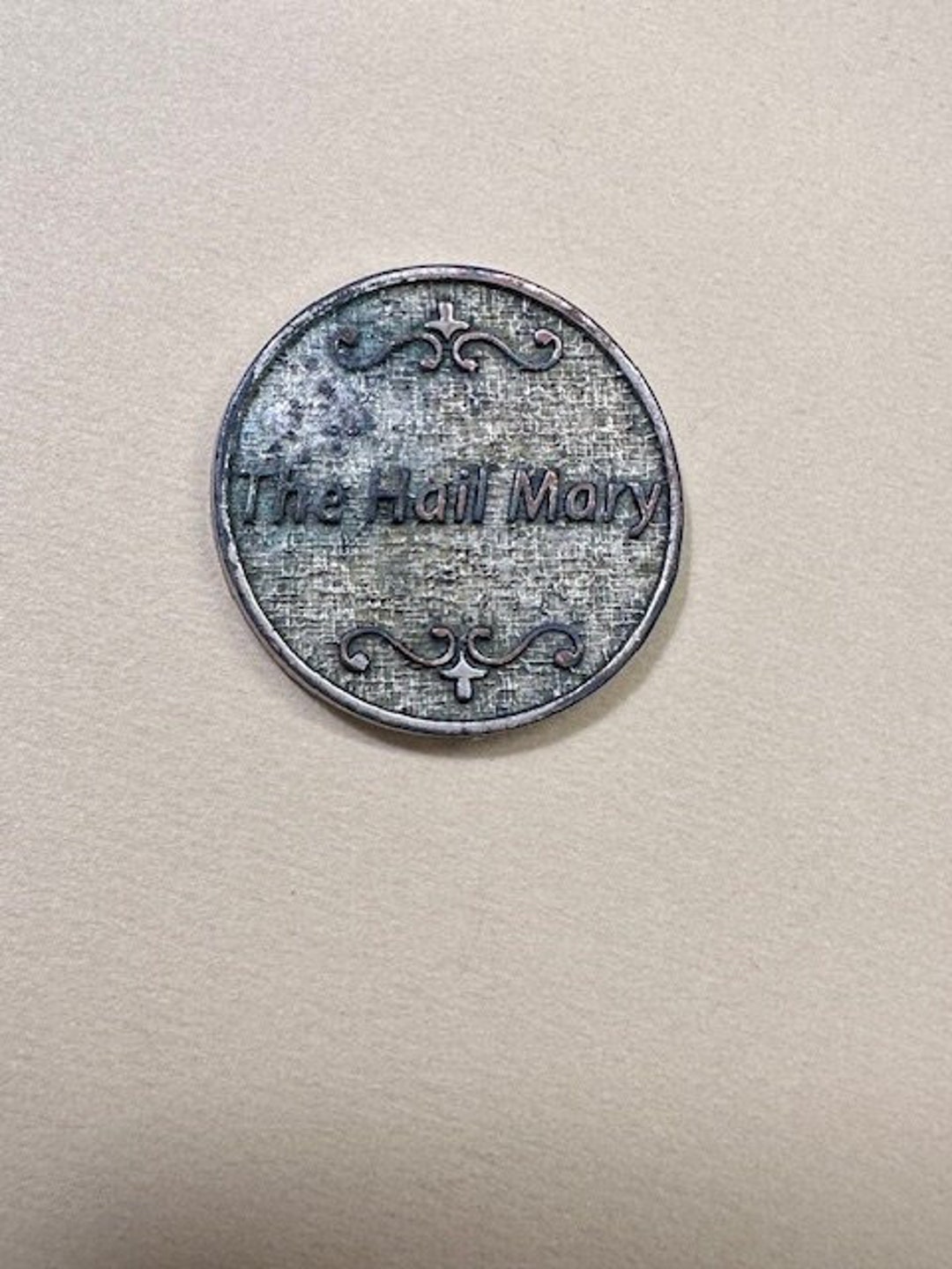Hail Mary Pocket Coin Prayer Comfort Vintage Religious Gift - Etsy