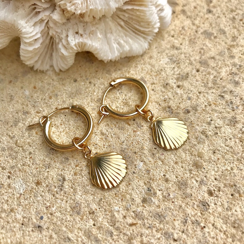 Gold Shell Earrings Gold Clam Shell Earrings Shell Earrings - Etsy ... Gold Shell Earrings Gold Clam Shell Earrings Shell Earrings - Etsy ...