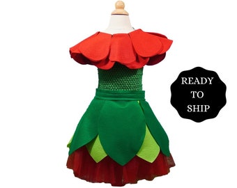 Clearance Kids Pink Flower Costume Set light Pink / Pink Fits Kids 3-7 ...