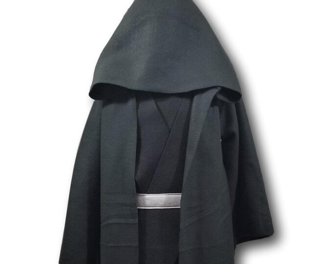 Adult Deluxe Star Galaxy Wars Dark Side Black Robe Costume Set - Etsy