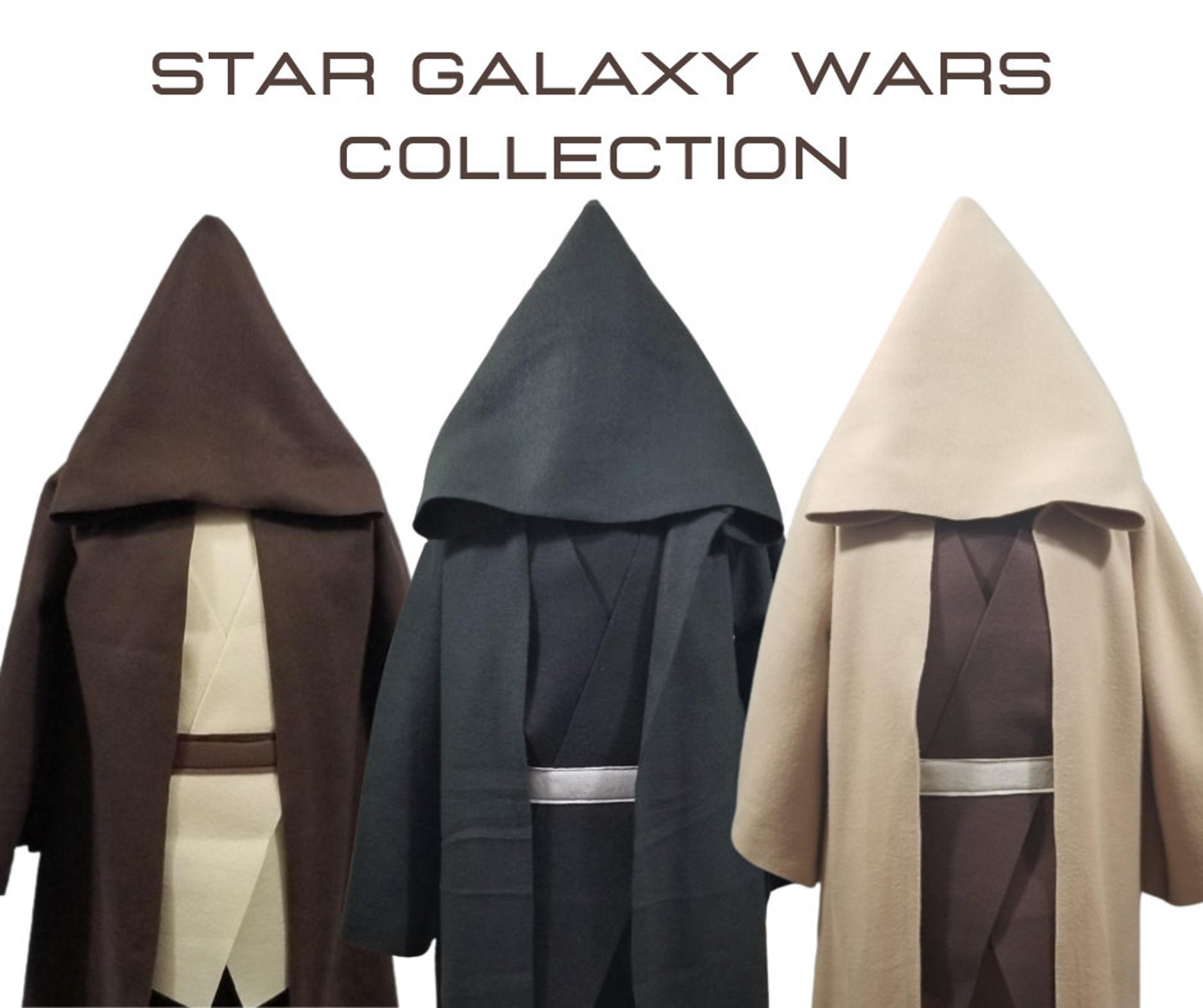 Deluxe Star Galaxy Wars Jedi Robe Costume Collection sith, Yoda, Knight ...