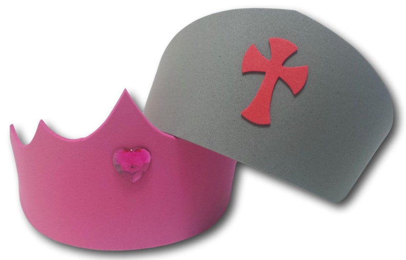 PARTY PACK Princess Tiara and Knight Helmet Party Favors | Etsy