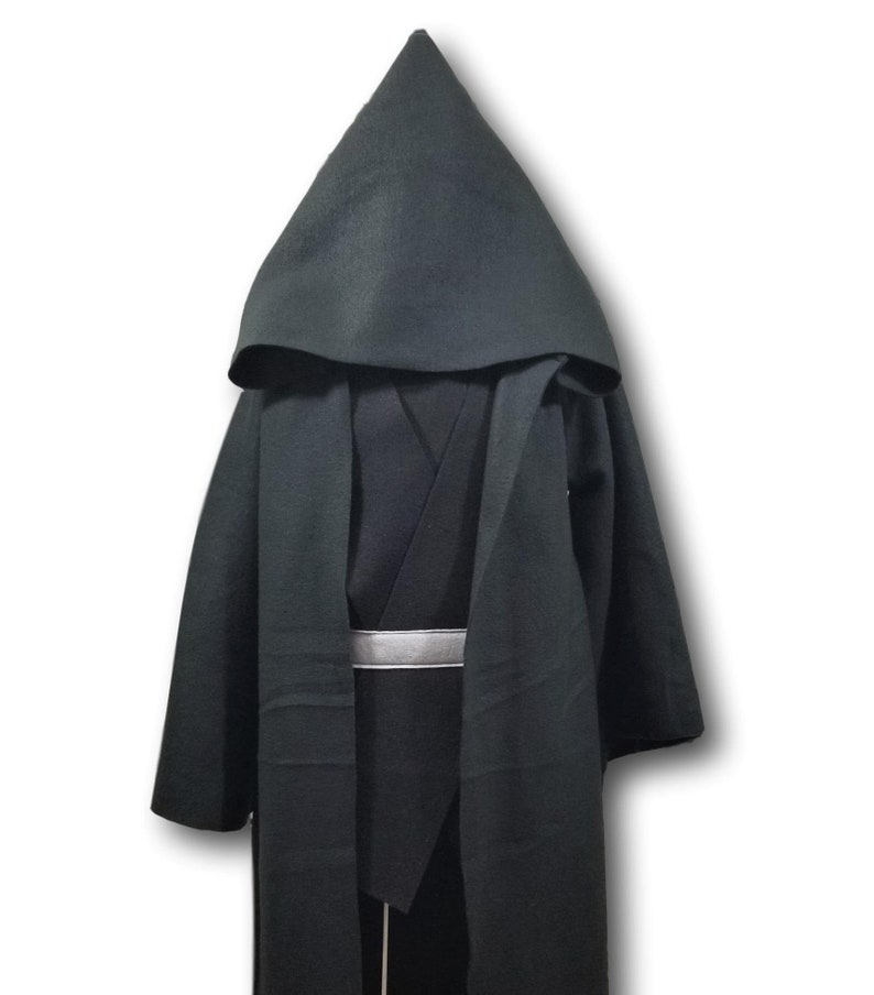 Adult Deluxe Star Galaxy Wars Dark Side Black Robe Costume Set - Etsy