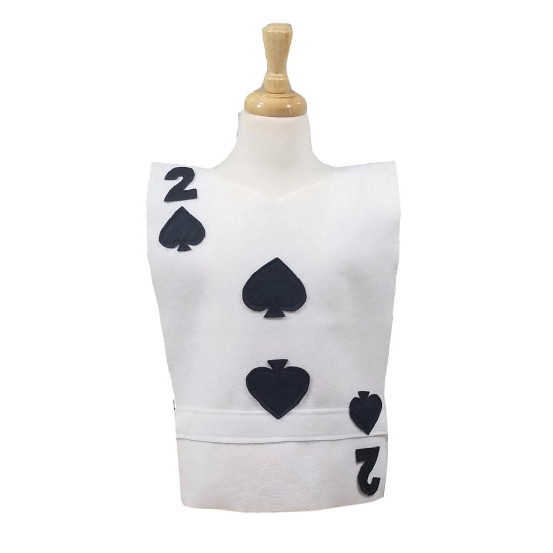 Two of Spades Playing Card Costume Tunic - Adult XL Size ***ON SALE ...
