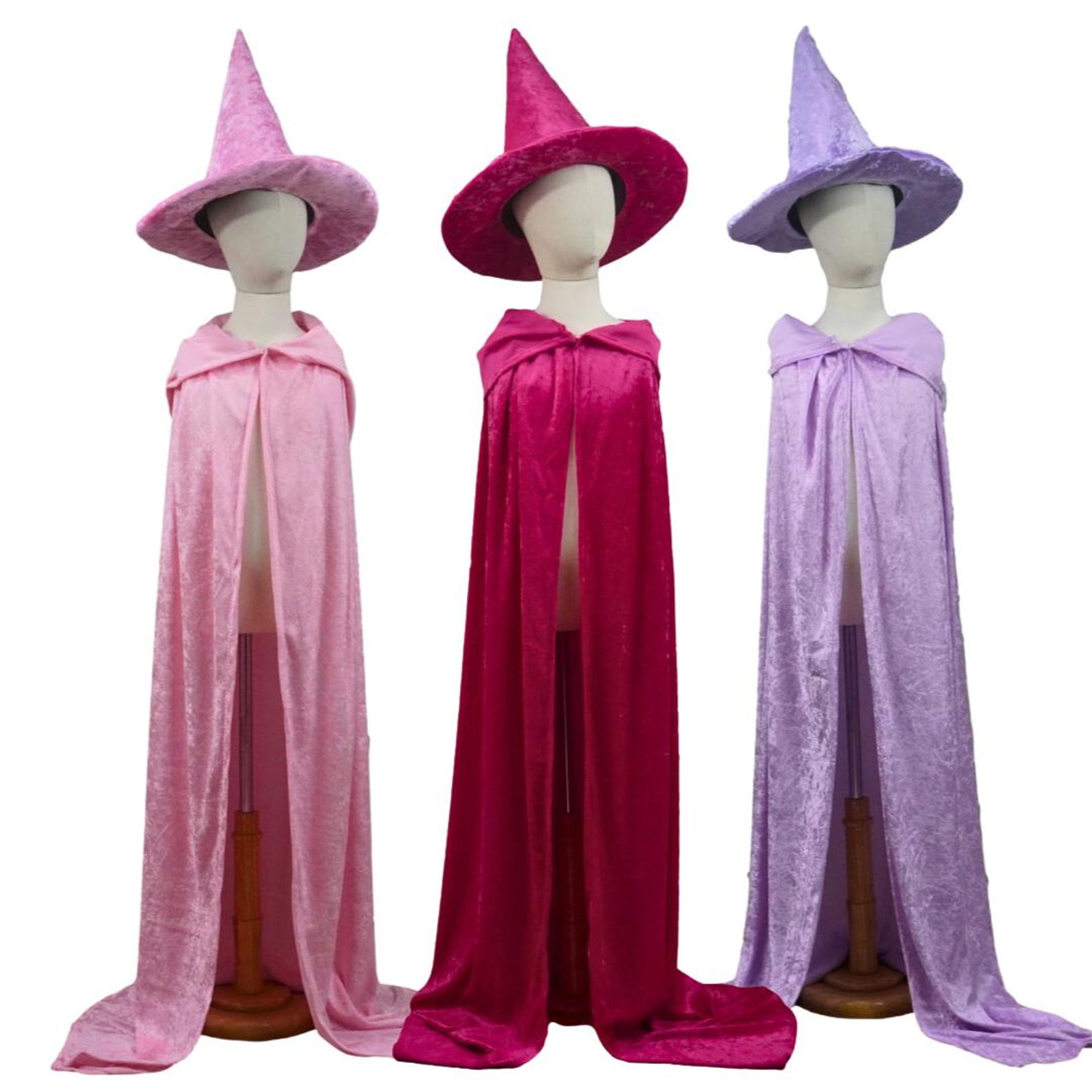 Light Pink Witch or Wizard Costume Hooded Cape and Hat Set - Toddler ...