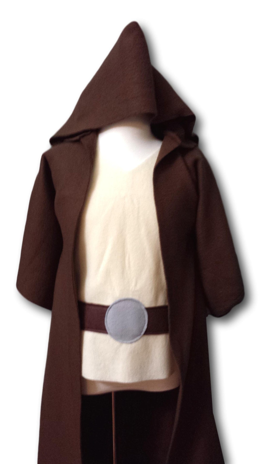 Baby / Toddler Star Galaxy Wars Light Side Brown Jedi Robe Costume Set ...