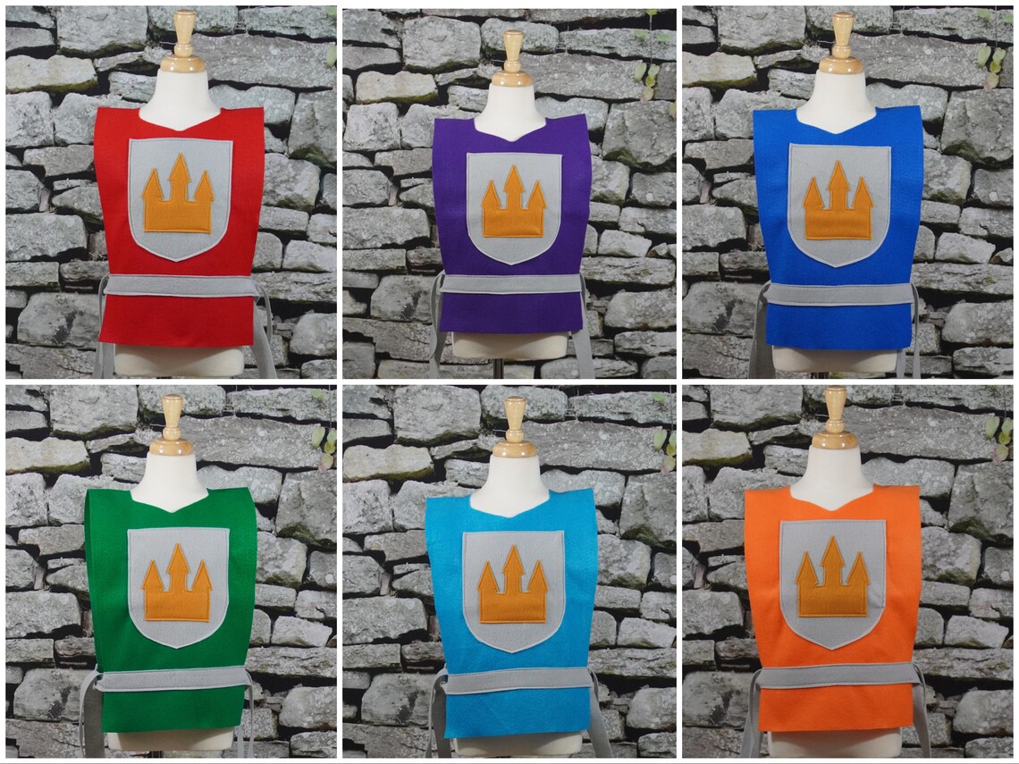 KNIGHT Costume Tunic king Prince Medieval Solider Baby - Etsy