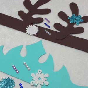 PARTY PACK Frozen Elsa Tiara Craft Kit | Etsy