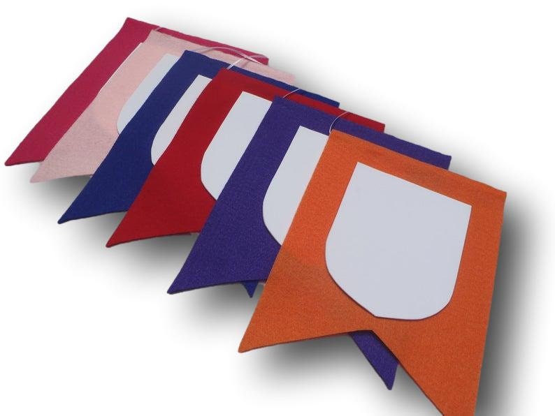 DIY Royal Party Banner Crest Craft Kits (princess, Dragon, Knight ...