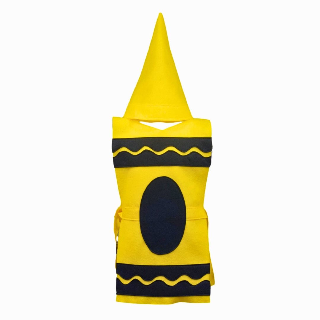 Yellow Crayon Costume Set (tunic and Hat) - Baby, Toddler, Kids, Teen ...