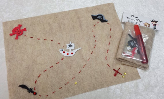 PARTY PACK Pirate Treasure Map Craft Kit - Etsy