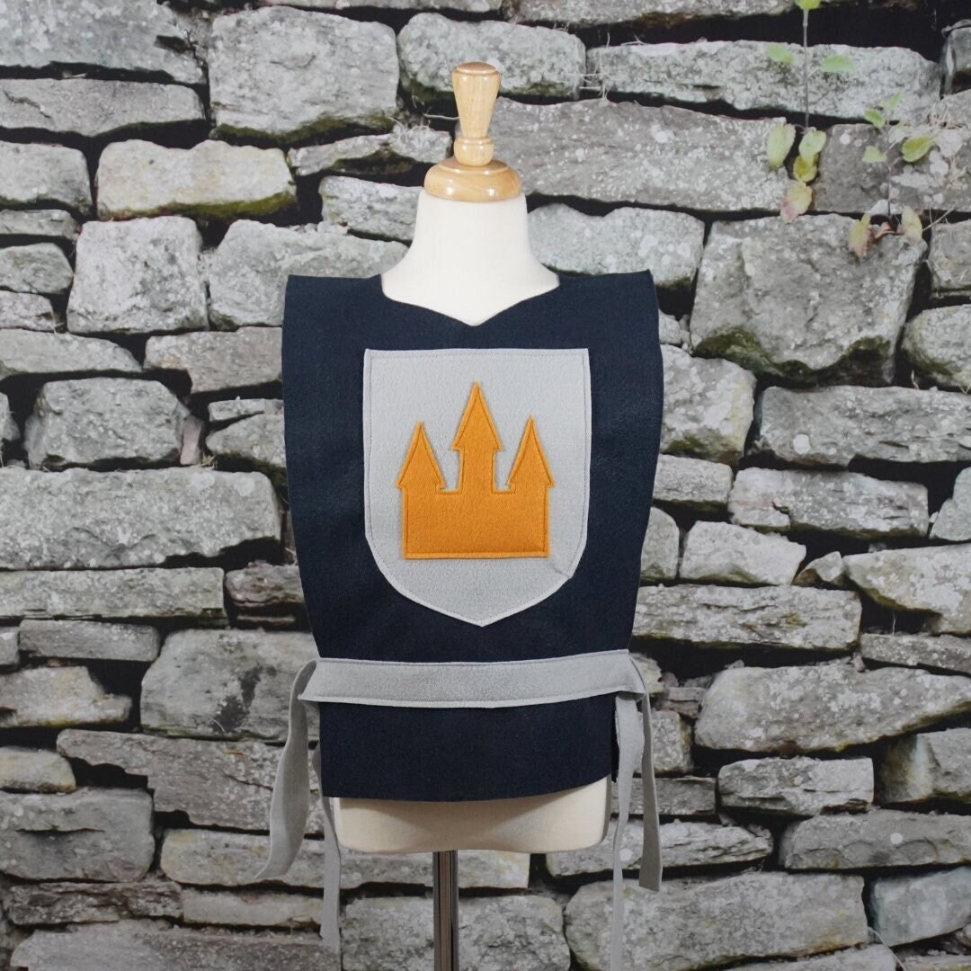 KNIGHT Costume Tunic king Prince Medieval Solider Baby - Etsy