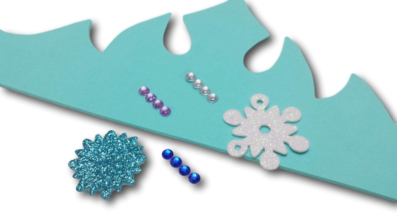 PARTY PACK Frozen Elsa Tiara Craft Kit - Etsy