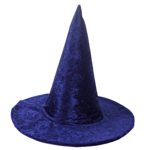 Dark Blue Navy Witch / Wizard Costume Hat - Fits Kids to Adults - Etsy