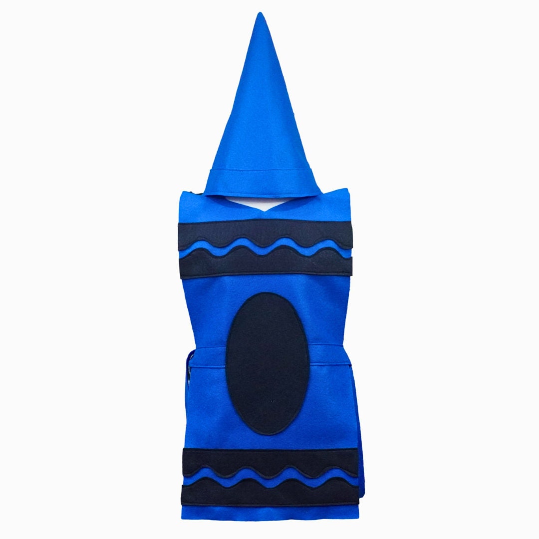 Blue Crayon Costume Set (tunic and Hat) - Baby, Toddler, Kids, Teen ...