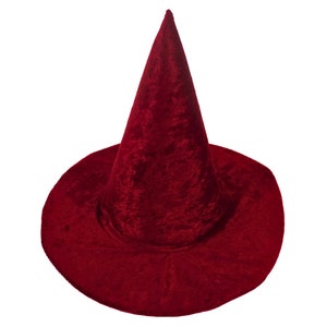 Burgundy Dark Red Witch / Wizard Costume Hat - Fits Kids to Adults - Etsy