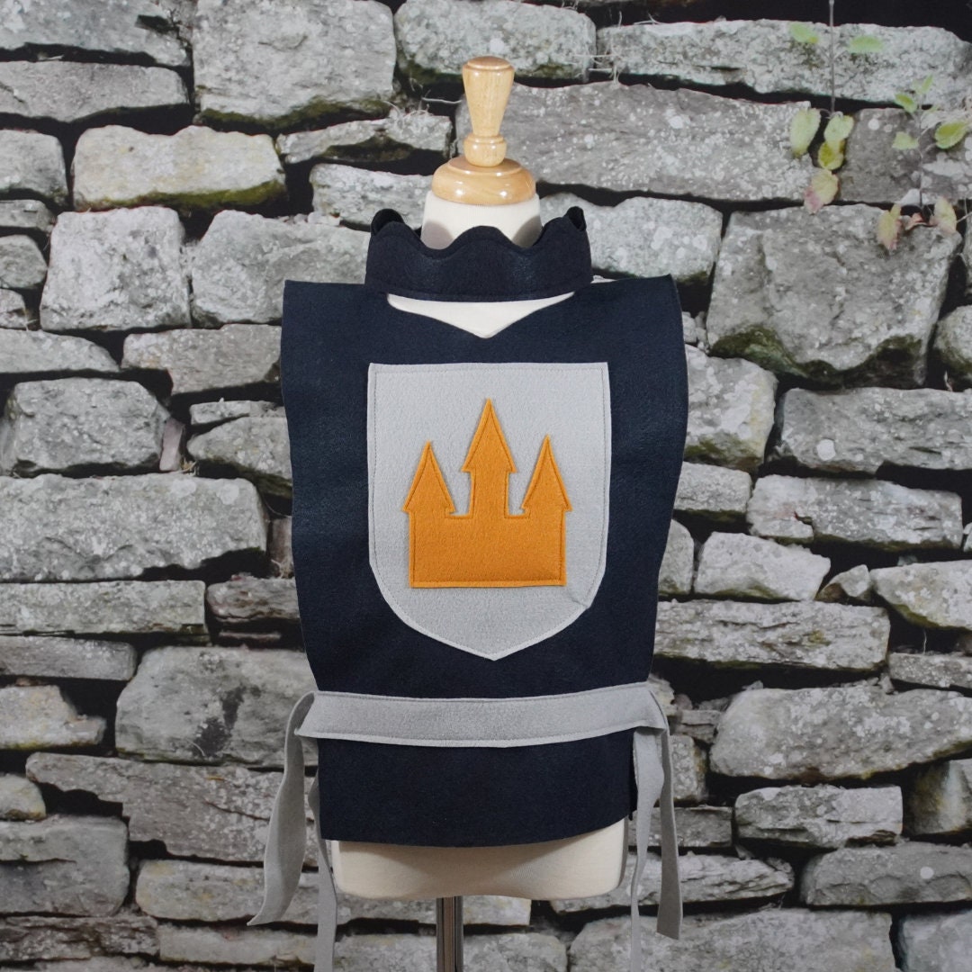 KNIGHT Costume Tunic (king, Prince, Medieval, Soldier) - Baby, Toddler ...