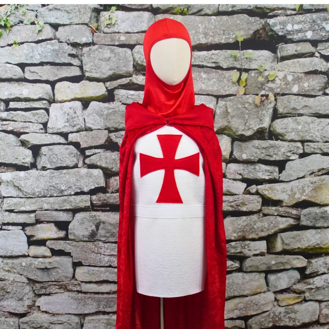 Adult Deluxe KNIGHT TEMPLAR Costume Set (medieval, Renaissance, Ren ...