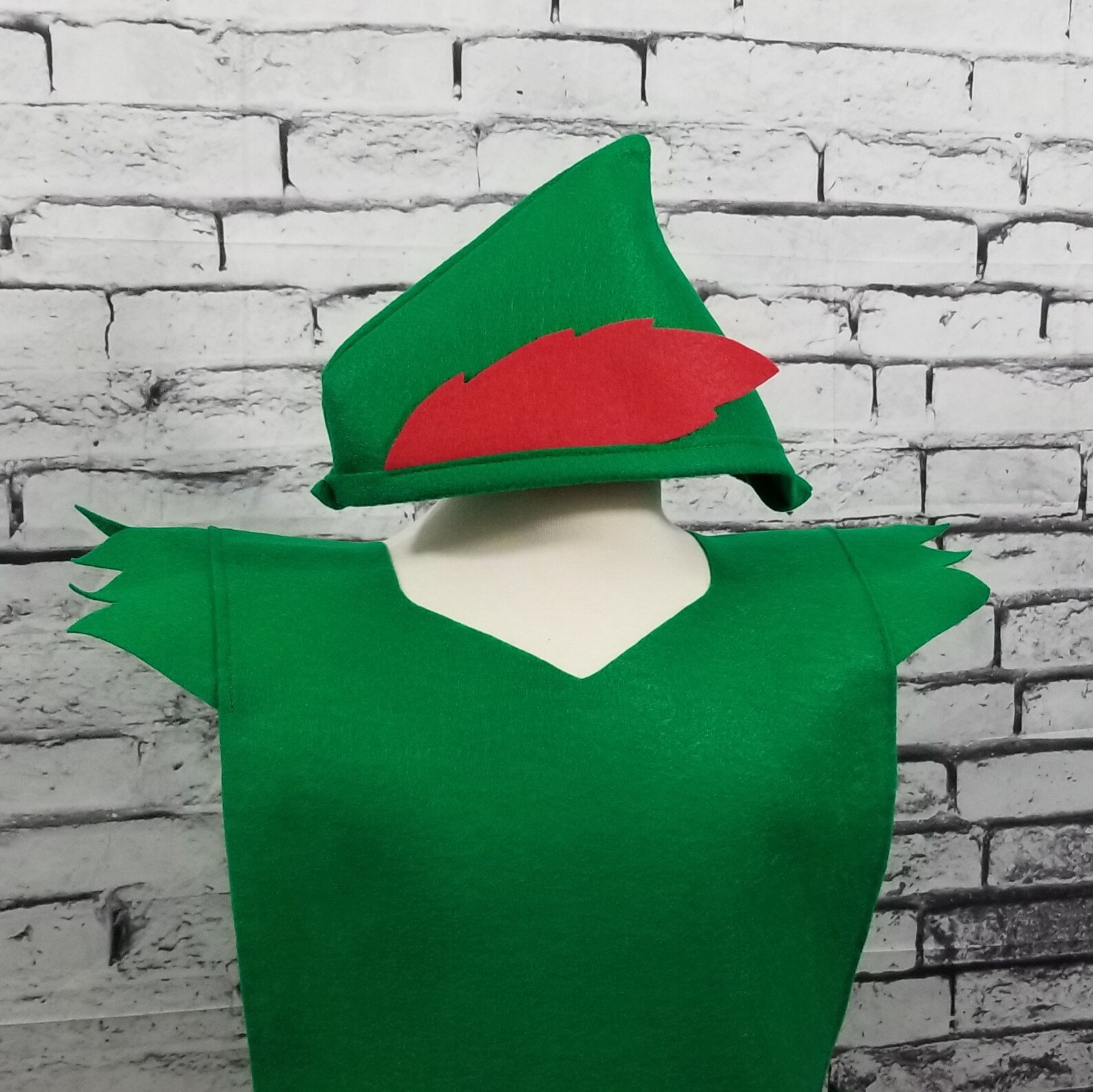 PETER PAN Costume Tunic and Hat neverland Baby / Toddler / | Etsy