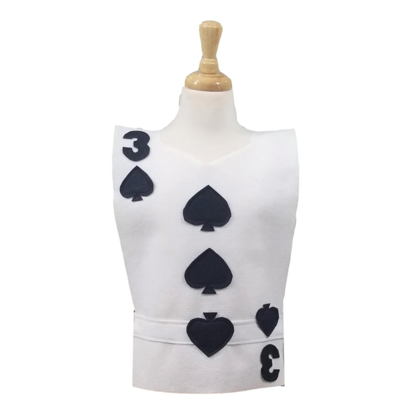 SPADES Playing Card Costume Tunic alice in Wonderland - Etsy