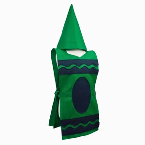 Green Crayon Costume Set (tunic and Hat) - Baby, Toddler, Kids, Teen ...