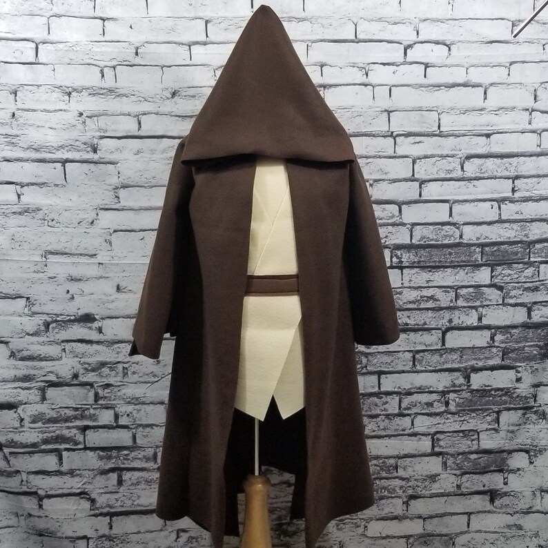 Baby / Toddler Delexe Star Galaxy Wars Light Side Brown Robe - Etsy