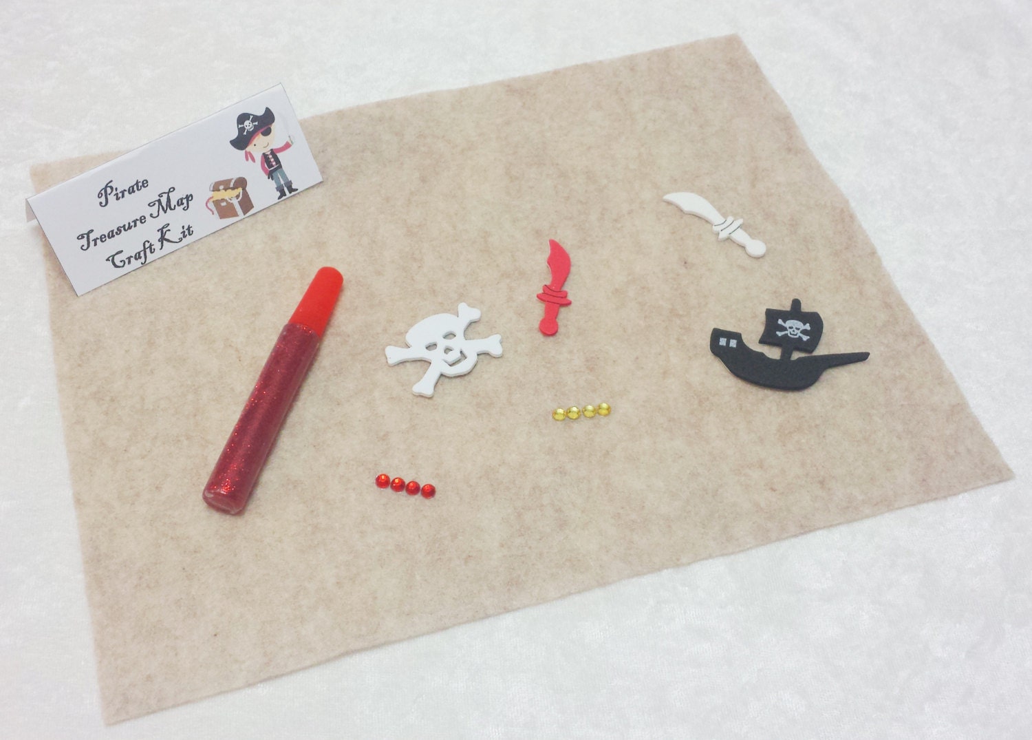 PARTY PACK Pirate Treasure Map Craft Kit - Etsy