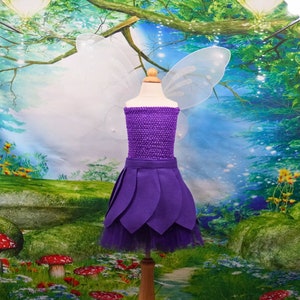 Kids Purple Fairy Costume (tinker Bell, Fast Flying Fairy, Tinkerbell ...