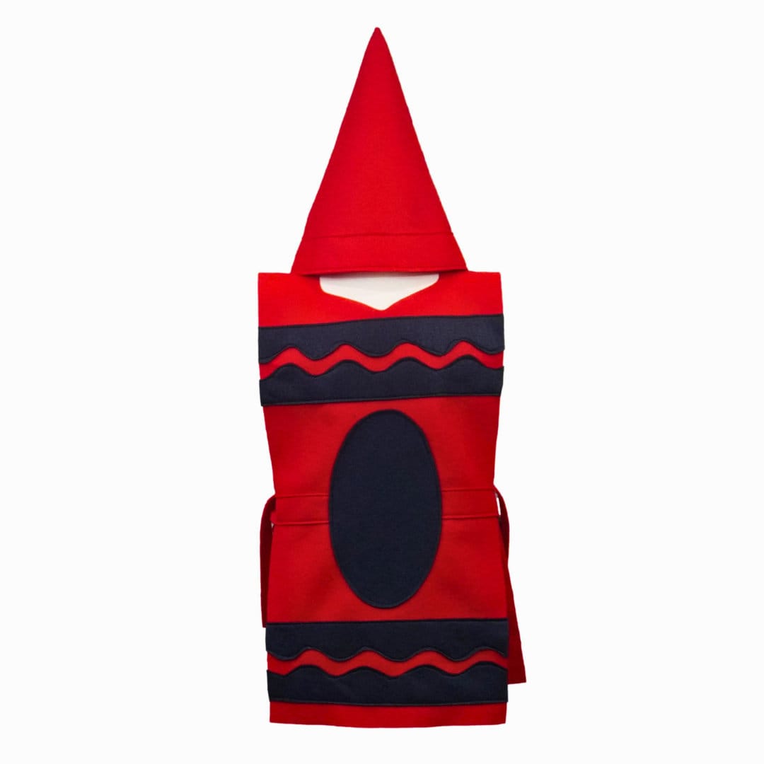 Adult Red Crayon Costume Set (tunic and Hat) - Baby, Toddler, Kids ...
