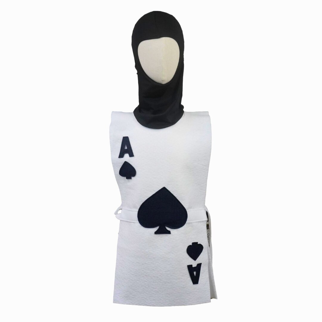 Adult Ace of Spades Playing Card Soldier Costume Set (alice in ...