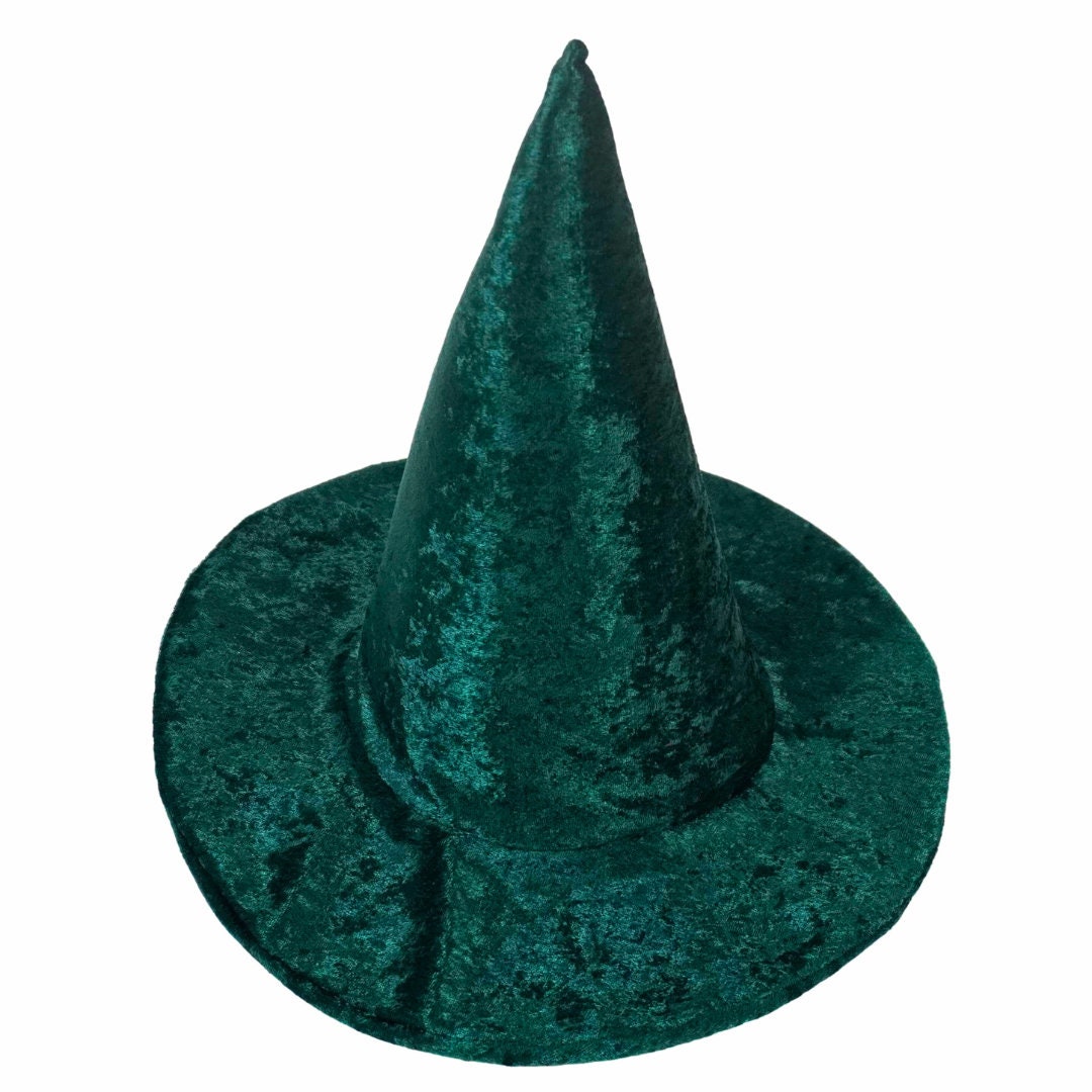 Hunter Emerald Green Witch / Wizard Costume Hat - Fits Kids to Adults ...