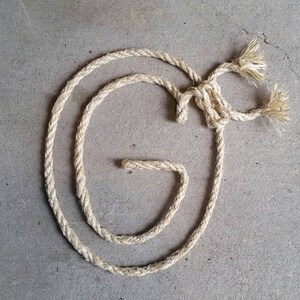 Western Rope Letter Sign: Initial Lasso, Letter Sign, Wall Letter ...