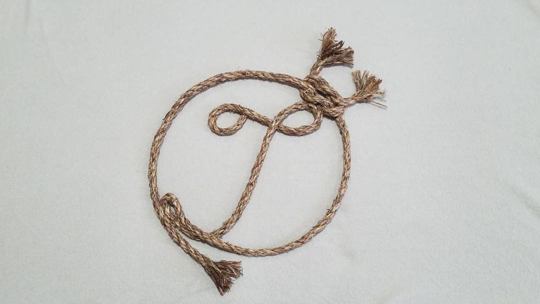 Western Rope Letter Sign: Initial Lasso, Western Decor, Rustic Letter ...