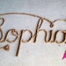 6 LETTER Rope Name Sign, Western Rope Name Art WITH BANDANNA, Baby ...
