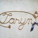 5 LETTER Rope Name Sign Western Rope Name Art WITH BANDANNA - Etsy