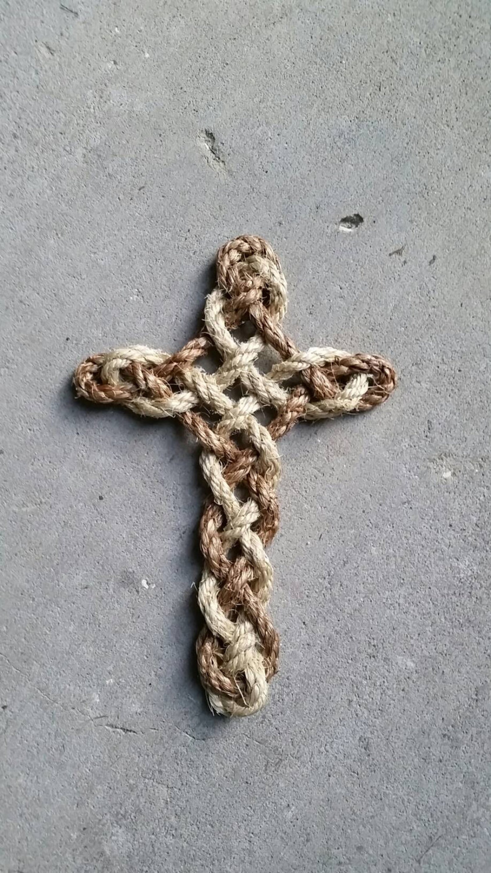 Twisted Rope Cross - Etsy