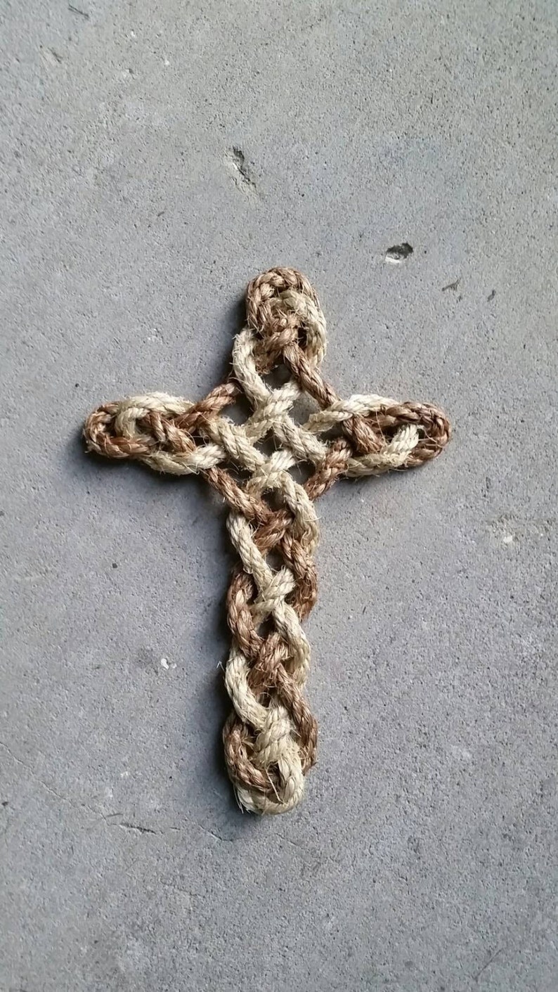 Twisted Rope Cross - Etsy