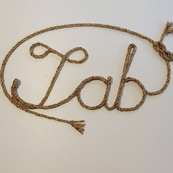 Rope Name - Etsy