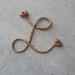 Western/nautical Rope Art: Plain Cursive Initial no Lasso Wrap Around ...