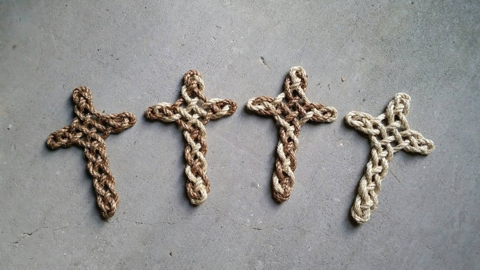 Twisted Rope Cross - Etsy