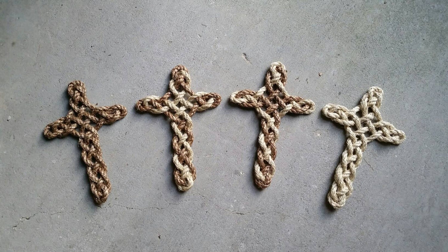 Twisted Rope Cross | Etsy