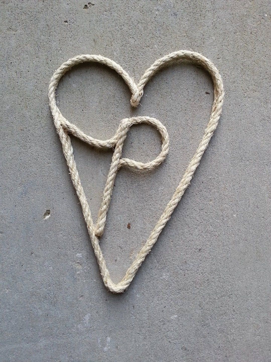 Western/nautical Rope Art: Initial Heart, Rope Initial, Rope Heart ...