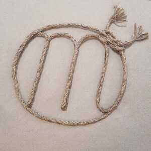 Western/nautical Rope Art: Initial Lasso - Etsy