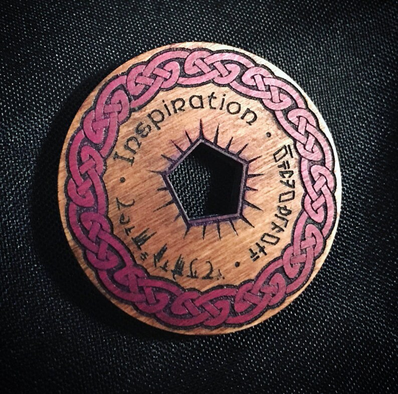 Dungeons and Dragons Inspiration Tokens Bestseller Laser | Etsy