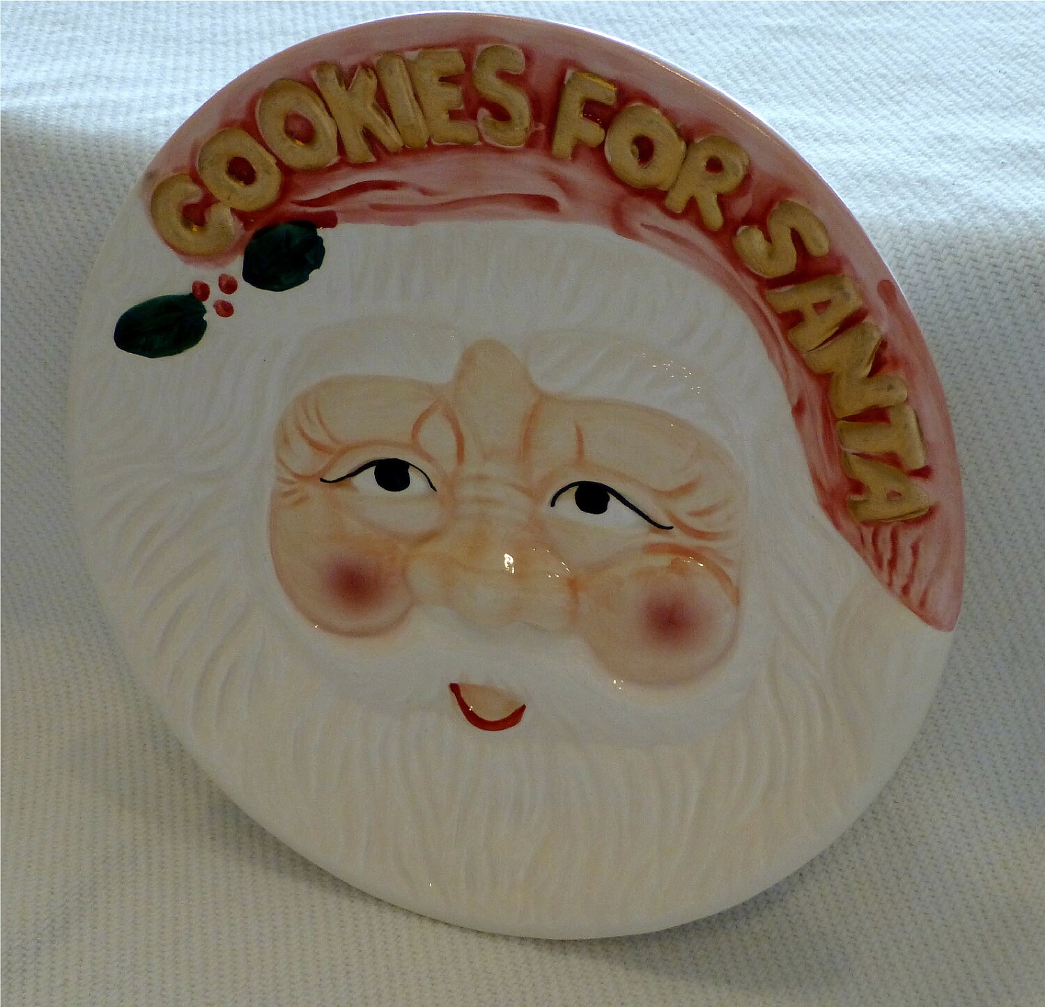 COOKIES for SANTA Vintage Decorative Plate | Etsy