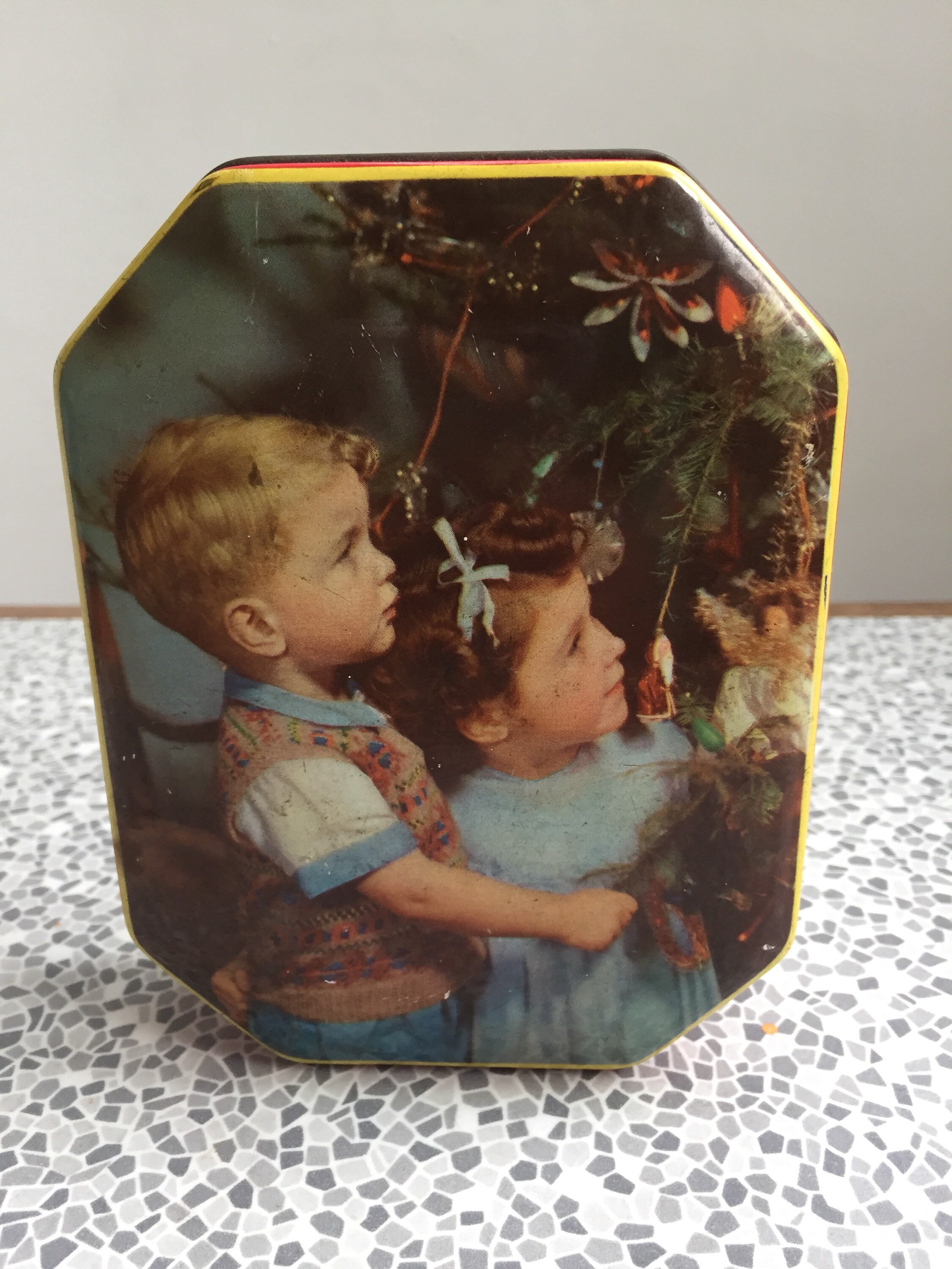 Vintage Blue Bird Toffee Tin With Christmas Image Made in - Etsy UK