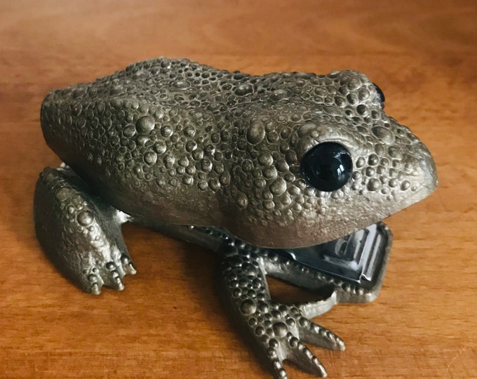 Vintage Ted Arnold Ltd Brass Frog/toad Stapler - Etsy