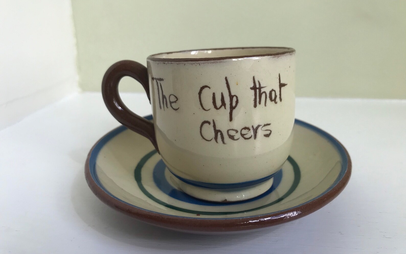 Watcombe Torquay Pottery Cup and Saucer Cockington the Cup - Etsy